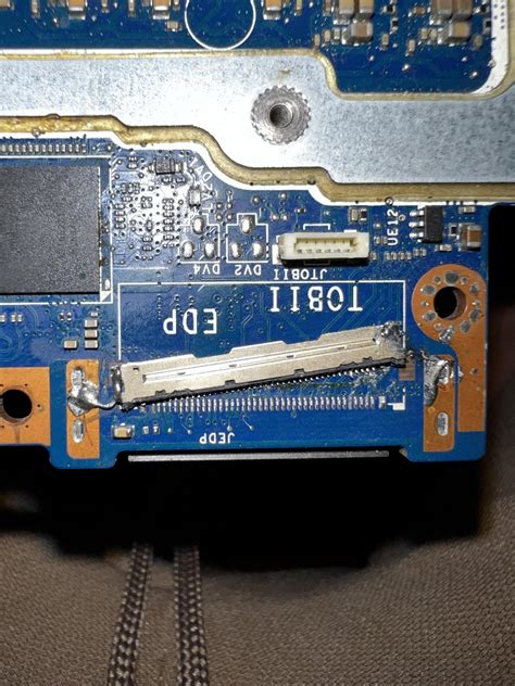 Broken 40 Pins Edp Connector R Laptops