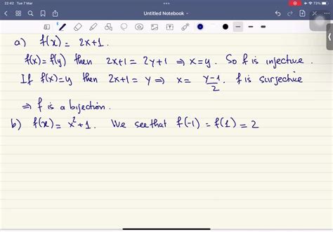 Solveddetermine Whether Each Of These Functions Is A Bijection From 𝐑