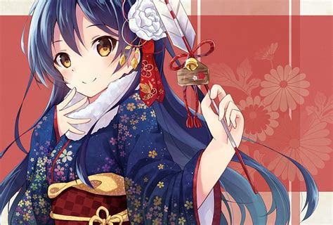 Anime Girl With Gold Eyes