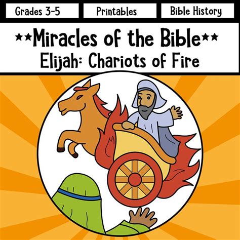 Elijah And The Chariot Of Fire Bible Craft Sunday School Crafts Bible Crafts Bible Crafts