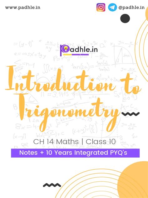 Introduction To Trigonometry Notes Pyqs Pdf Trigonometric Functions Sine