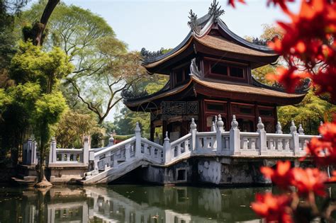 古老的园林建筑高清图片下载 正版图片600556965 摄图网