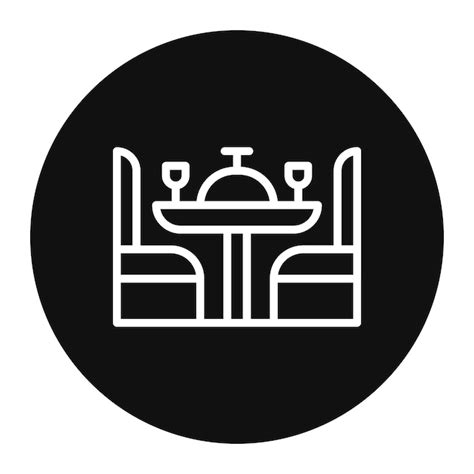 Premium Vector Dinner Table Vector Illustration