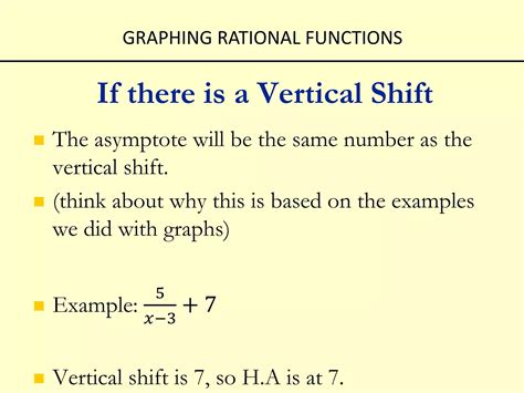 Graphing Rational Functions Pptx