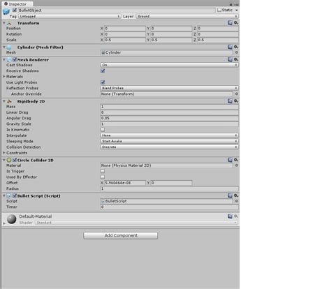 Trouble Accessing A Gameobjects Rigidbody Runity2d