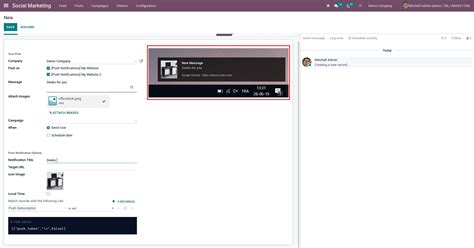 How To Configure Push Notifications In The Odoo 15