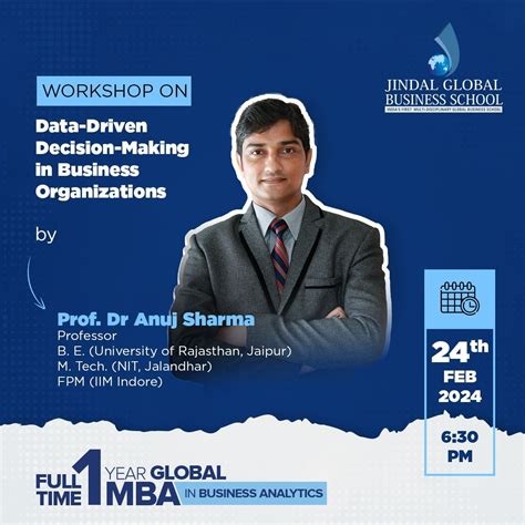 Datadriven Decisionmaking Dataanalytics Oneyearglobalmba Jindal
