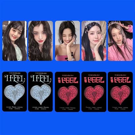 5pcsset Gi Dle Album Photocards I Feel Lomo Cards Gidle Member