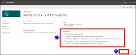 How To Change Group Permissions In SharePoint Manual