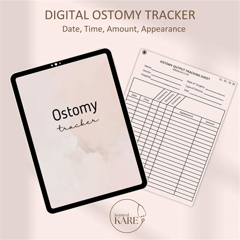 Ostomy Output Tracker Post Operative Record Sheet Surgical Drain Log