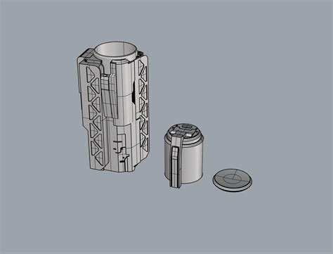 Stl File Helldivers 2 Sample Container Cylinder High Quality 3d