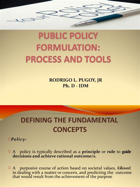 Public Policy Formulation Process Tools Pdf Policy Policy Analysis