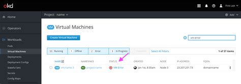 Vm List View Ui Design Documentation