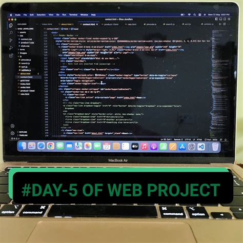 hardik daim on linkedin web development project update day 5 making strides towards success
