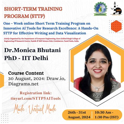 One Week Sttp Short Term Training Program Sttp On Innovative Ai Tools For Research Excellence