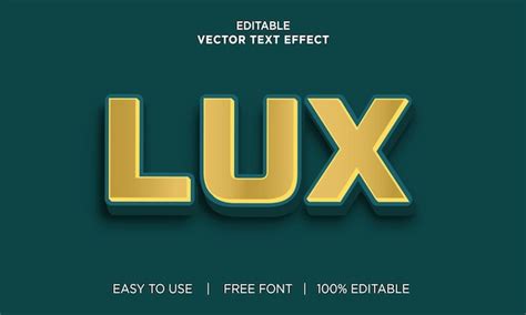 Premium Vector Editable Vector Text Effect