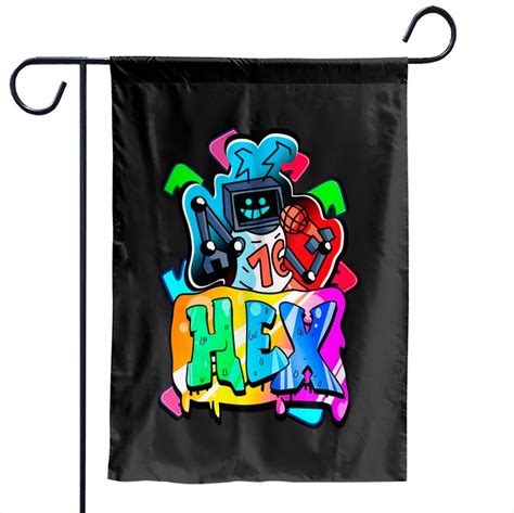 Hex Fnf Mod Character Graffiti Fnf Hex Garden Flags Sold By Siddharth Singh Sku 39275352