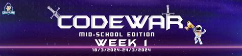 Codewarmid School Editionweek 1 Codelearn