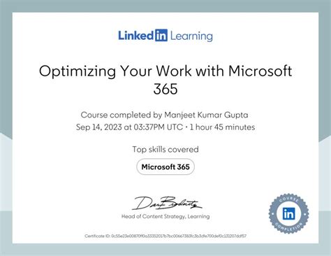 manjeet kumar gupta on linkedin certificate of completion