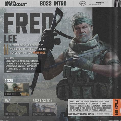 Arena Breakout Boss Intro Fred Arena Breakout Realistic Fps