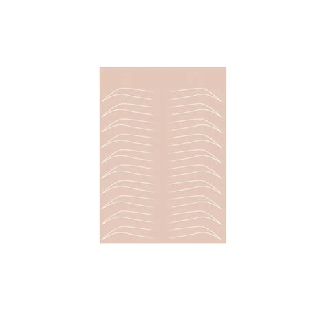 Latex Brow Practice Mats Pmu Spmu Double Sided — The Secret Beauty Store