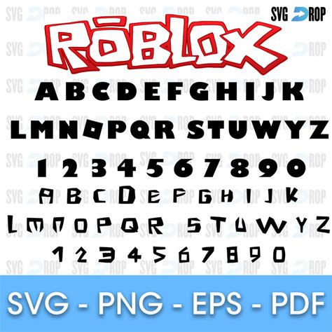 Roblox Font Roblox Svg Bundle Roblox Svg Roblox Roblox Babe New