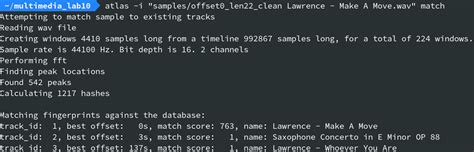 Github Owenbrooksatlas Shazam In The Terminal A Command For Audio