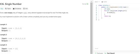 Adarsh Suman On Linkedin Day44 Leetcode136 Codingchallenege