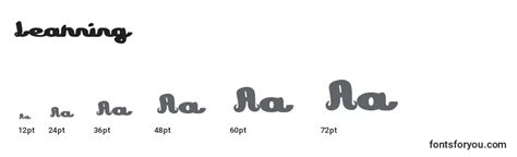 Learning Font Download For Free Online