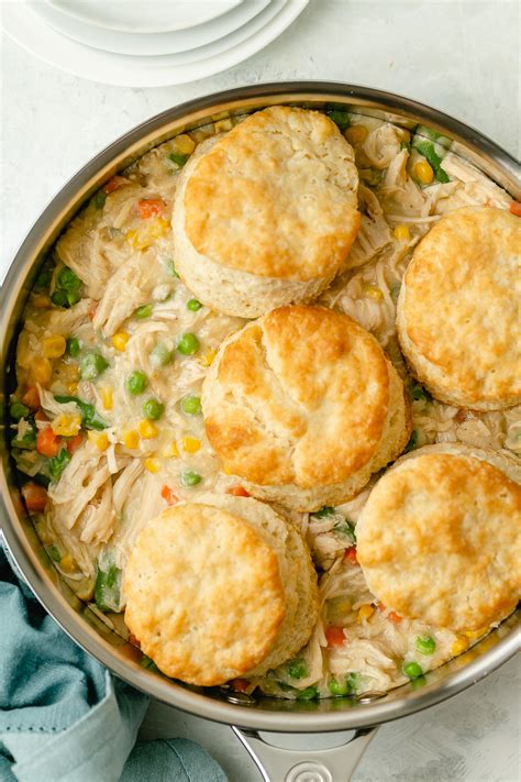 Easy Chicken Pot Pie With Biscuits Andie Mitchell