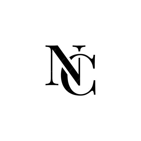 Premium Vector Nc Logo Design
