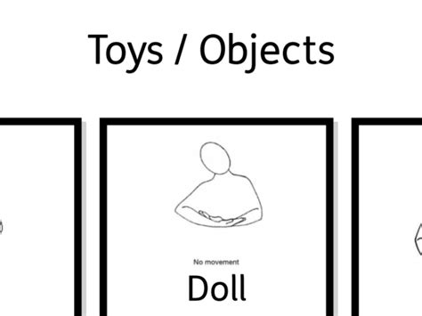 Toys And Objects Makaton Signs Teaching Resources