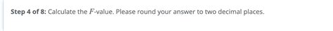 Solved Consider The Following Table Step Of Calculate Chegg