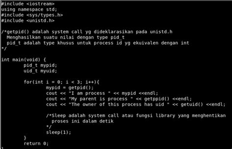 praktikum 7 unix system call dan manajemen memory