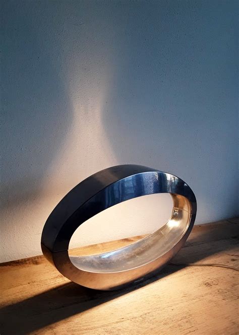 Philips Design Van Philips Icm Massive Tafellamp In Rvsaluminium Zilverlook Verkocht