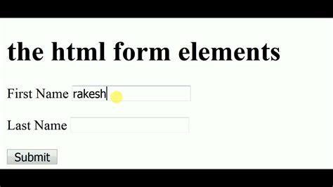 The Html Form Tag Coding Htmltags Html Html5 Htmltutorial Youtube