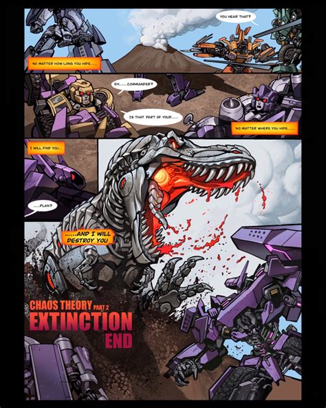 Transformers Comic Dinosaur Attack Optimus T Rex Primal