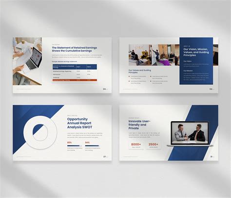 Annual Report Deck Presentation Template On Behance