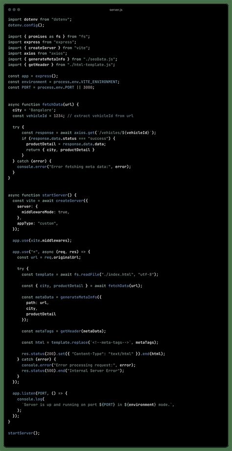 Implement Server Side Rendering Ssr In React Vite App Drivex Blogs