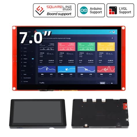 Esp32 Display 70 Inch Hmi Display 800x480 Rgb Tft Lcd Touch Screen