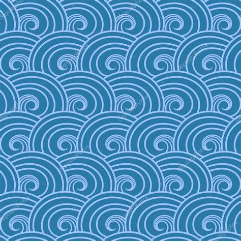 Seamless Wave Pattern Stock Vector Kozyrina