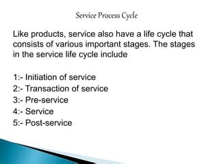Service Process Cycle And Service Management System PPTX