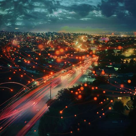 Photographic Visualization Of Wireless Internet And Wifi Signal
