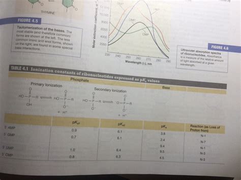 Solved Using The PKa Data In Table And The Chegg Com