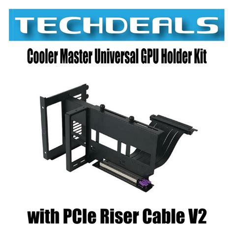 Cooler Master Universal Vertical GPU Holder With PCI E Riser V Computers Tech Parts