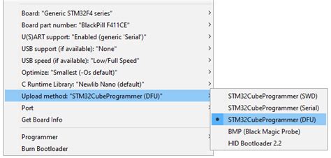 start with stm 32 black pill and stm cube ide to write a program to blink on board led using hal