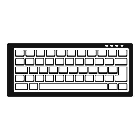 Premium Vector Keyboard Icon Simple Illustration Of Keyboard Vector Icon For Web Design