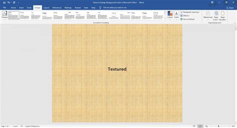 How To Change Background Color In MS Word OfficeBeginner
