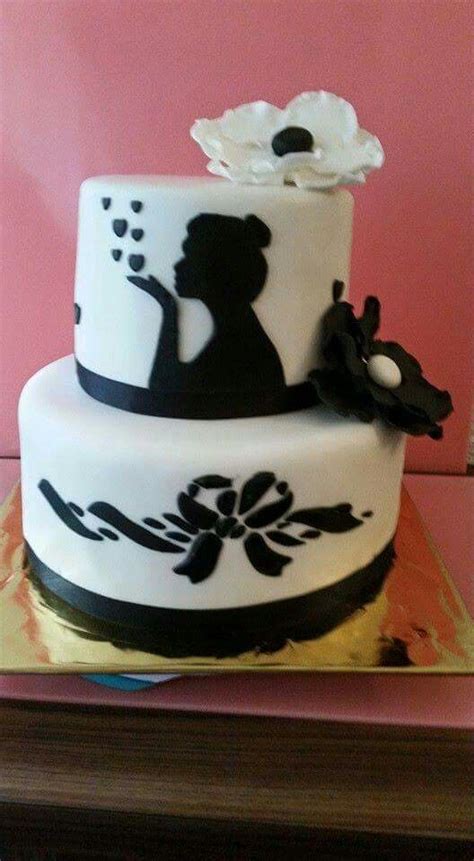 Siluetas Mujer Tartas Tarta De Cumpleaños Tarta De Unicornio