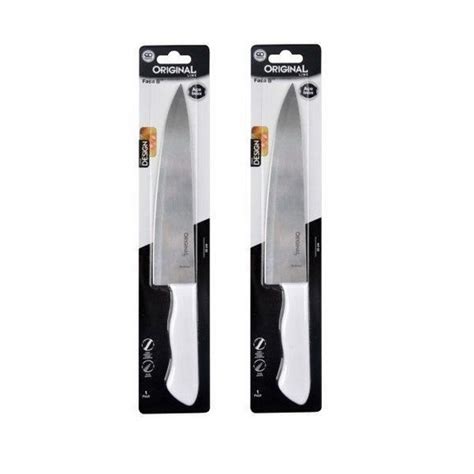 Faca Aço Inox 8 Polegadas 33cm Original Line Utensilio Carnes Legumes E Frutas Cozinha Chef